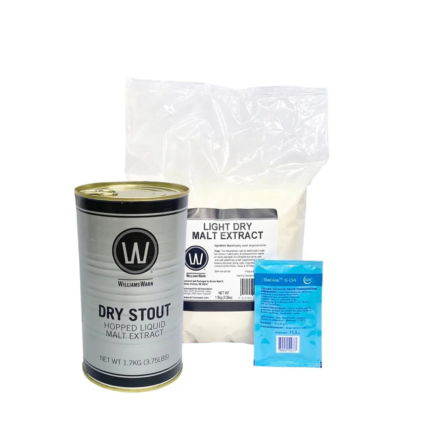 Williams Warn Dry Stout 23/25 Litre Kit – Brews And Ques (NZ)
