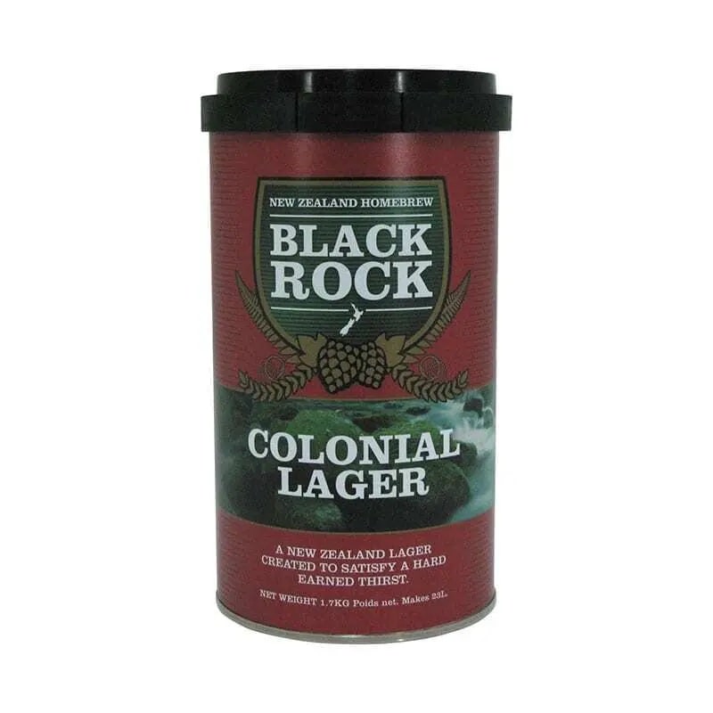 Black Rock Colonial Lager Beer Kit – Brews And Ques (NZ)